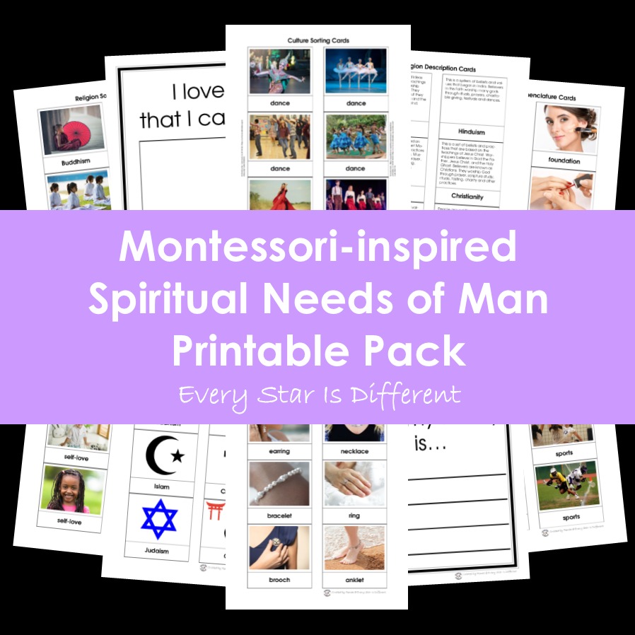 Montessori-Inspired Diversity & Inclusion Printable Bundle – MOMtessori ...