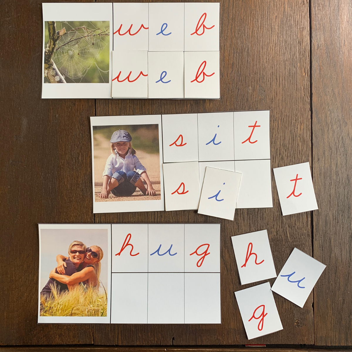 MOMtessoriLife-Cursive-CVC-Cards-with-Alphabet-Tiles – MOMtessori Life