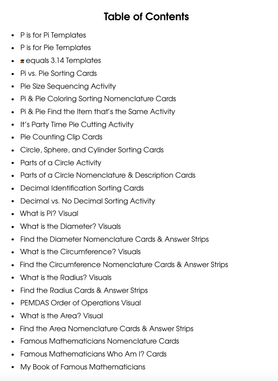 Montessori-Inspired Pi Day Printables – MOMtessori Life