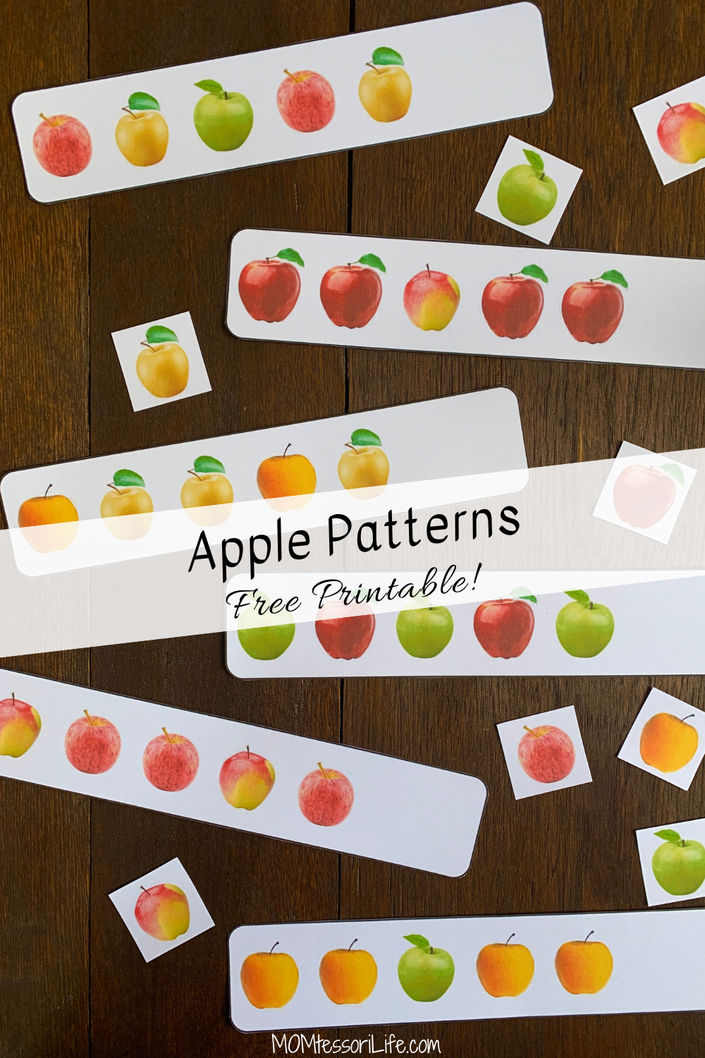 Apple Patterns — Free Printable! – MOMtessori Life