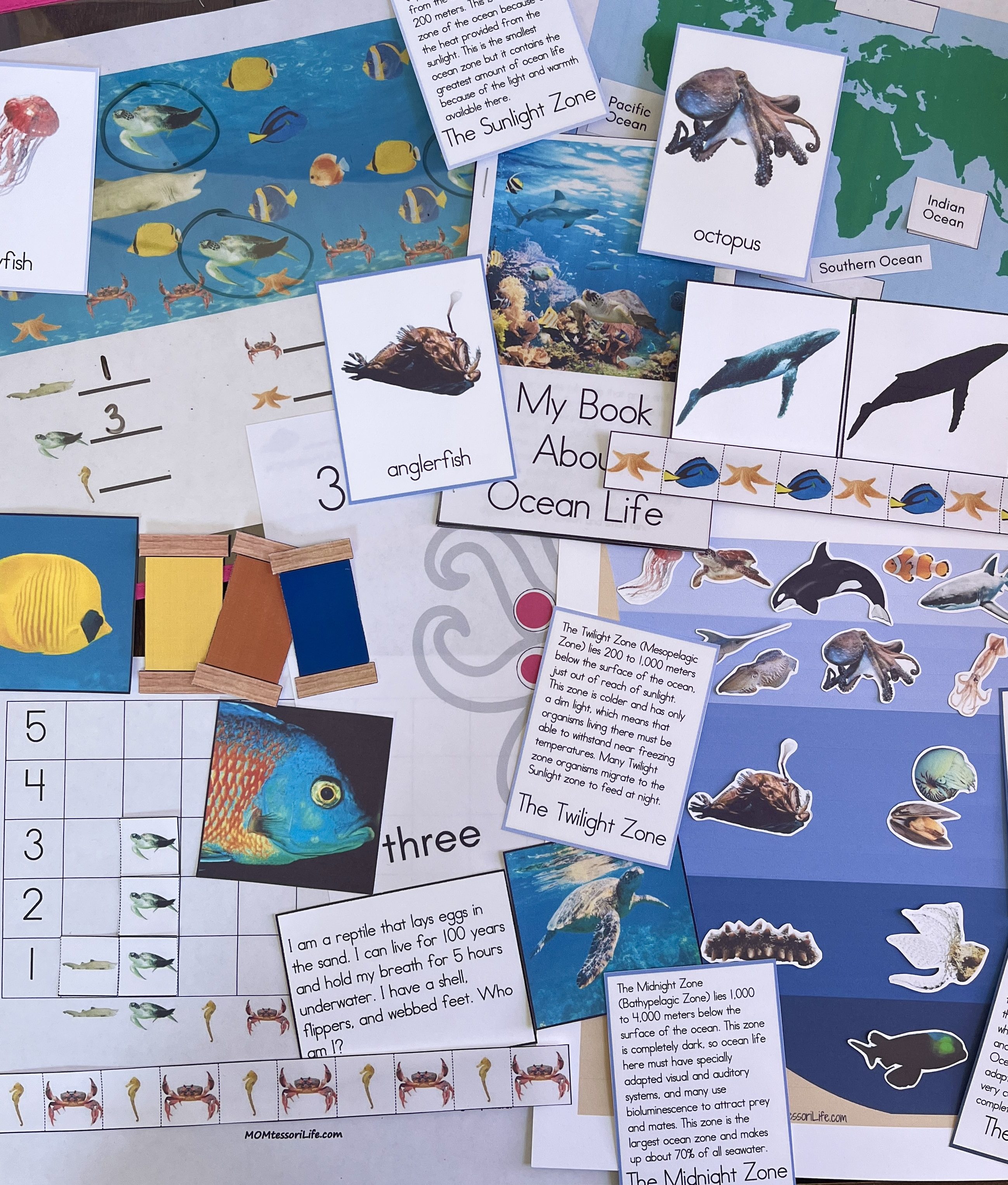 ocean life bundle – MOMtessori Life