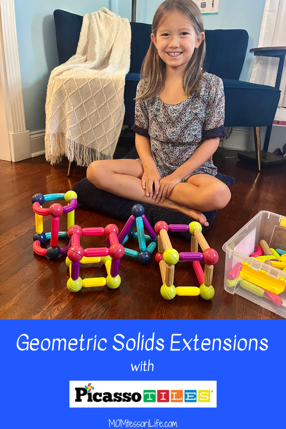 Geometric Solids Extensions with PicassoTiles cover – MOMtessori Life