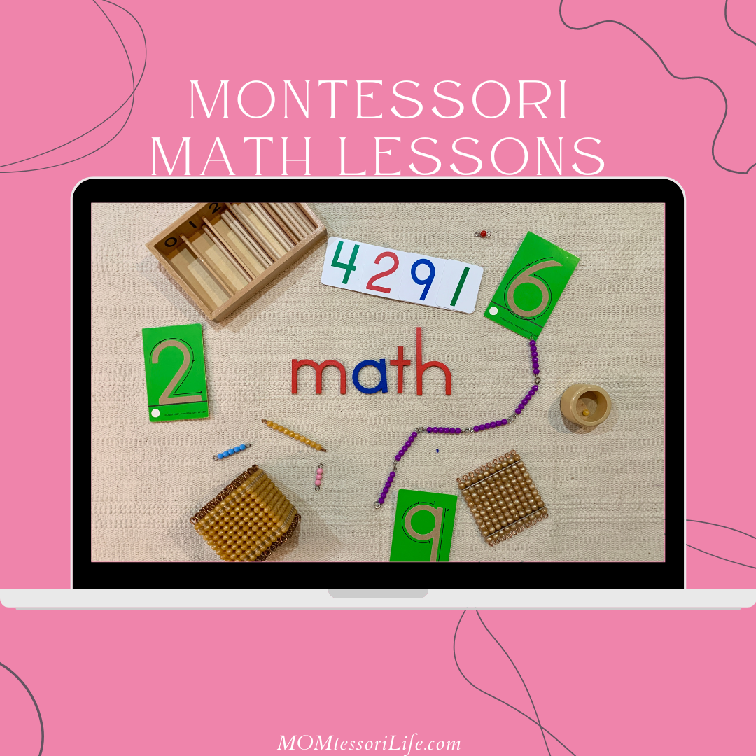 Montessori Math Lessons cover – MOMtessori Life